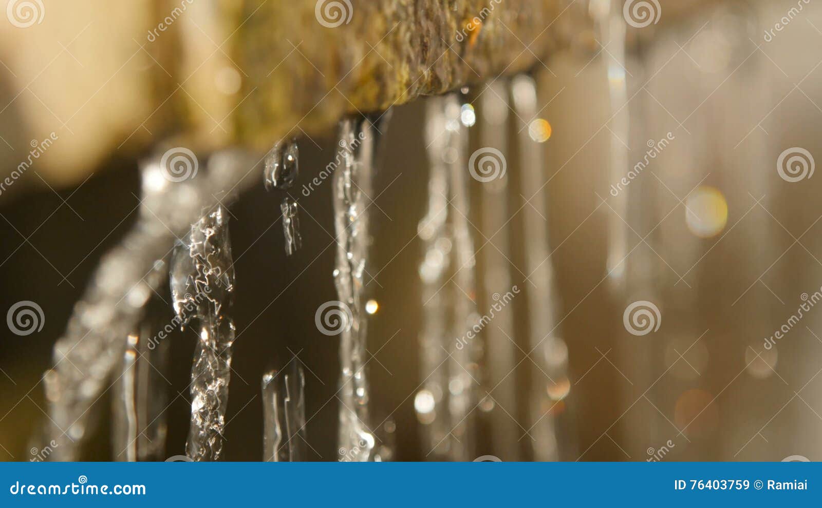 Close-up of the Dripping Water, in the Sunlight. Stock Video - Video of ...