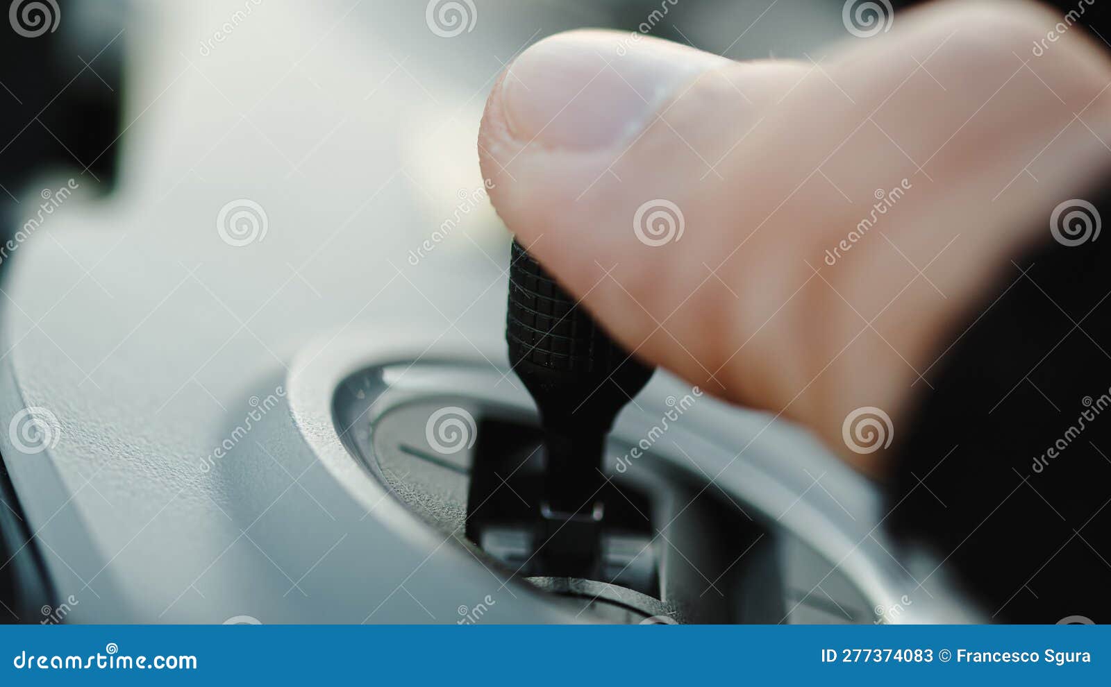 Finger Moving Joystick of Remote Controller Stock Image - Image of ...