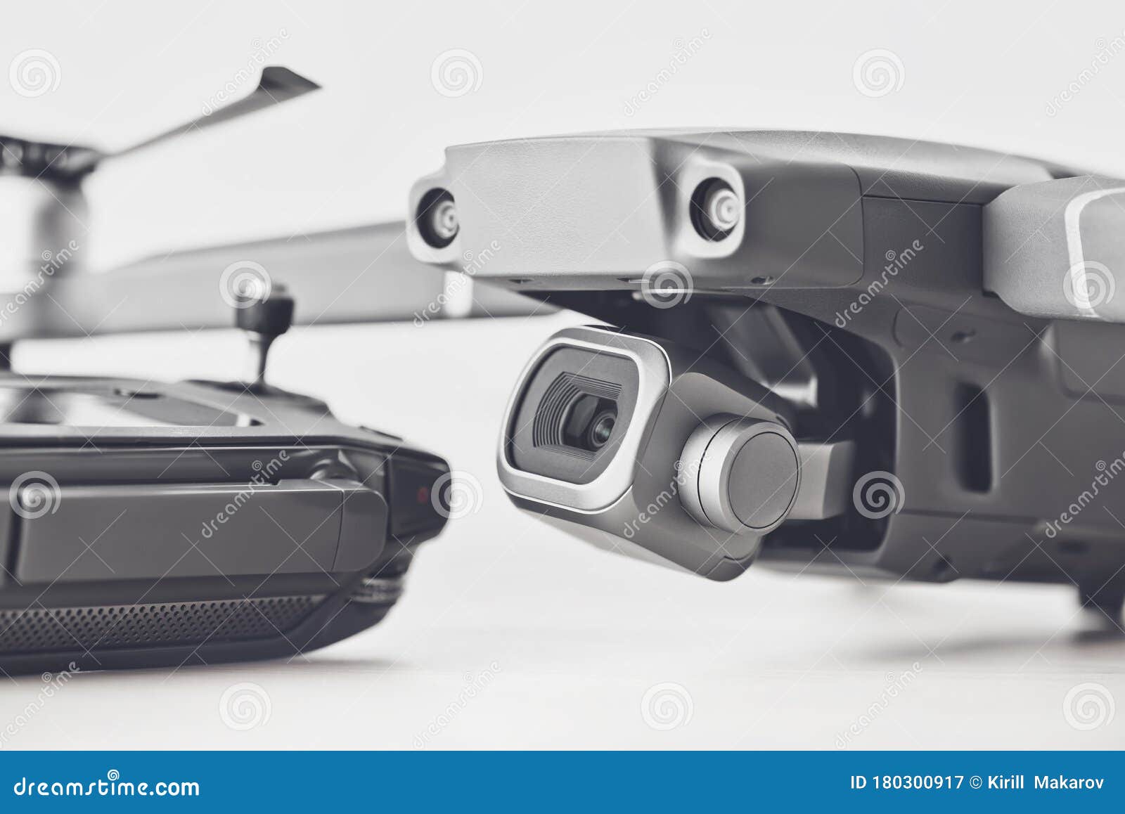 Close-up of a Drone on a Table. Color Tone Tuned Stock Image - Image of ...