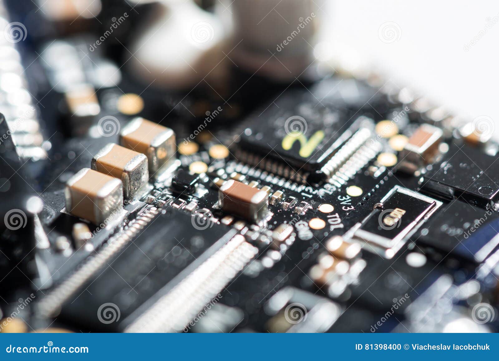 Close Up of Drones Chip on White Background Stock Photo - Image of ...