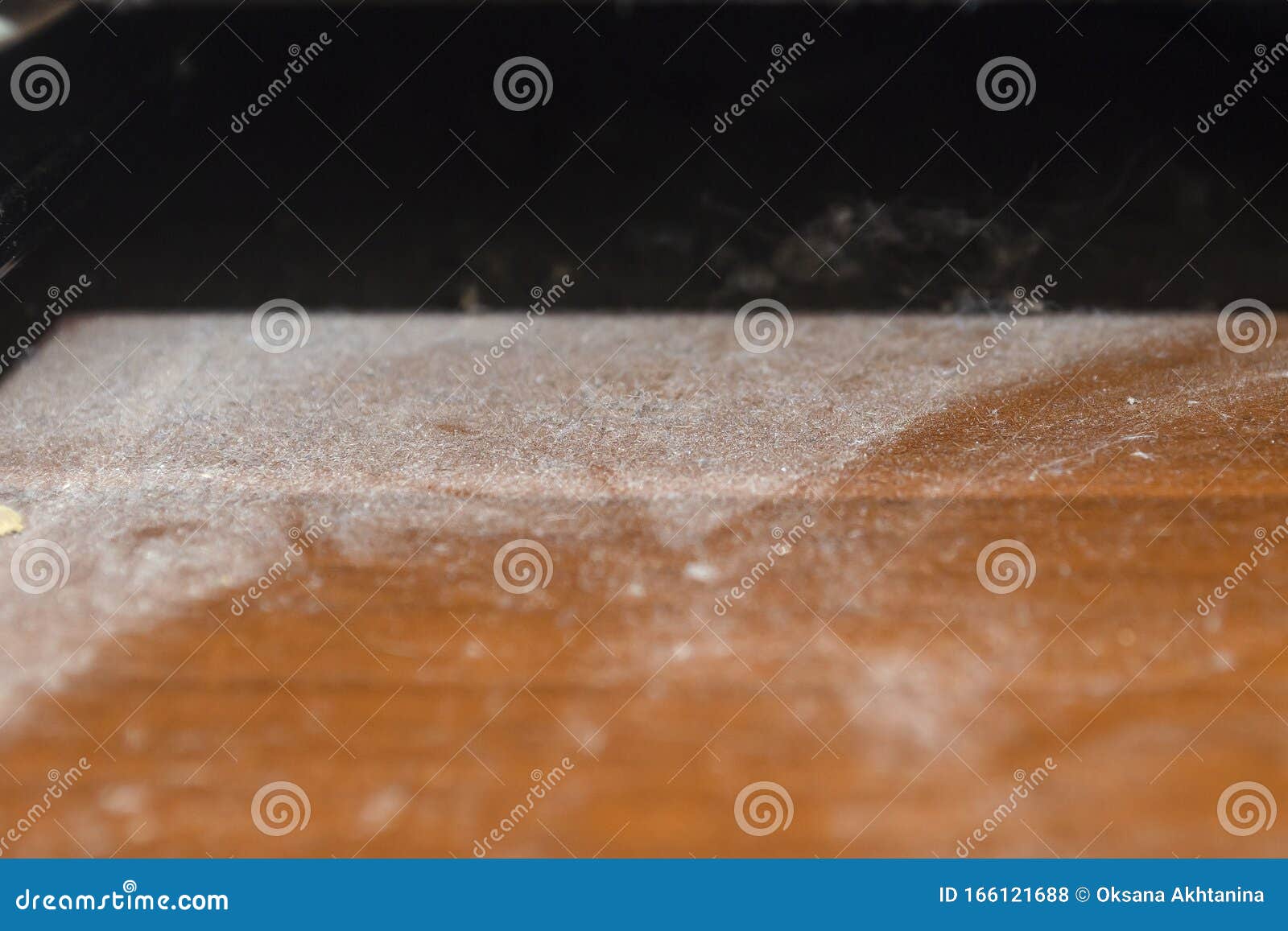 Close Up of Dust on Wooden Table . Dusty Surface Stock Photo - Image of ...
