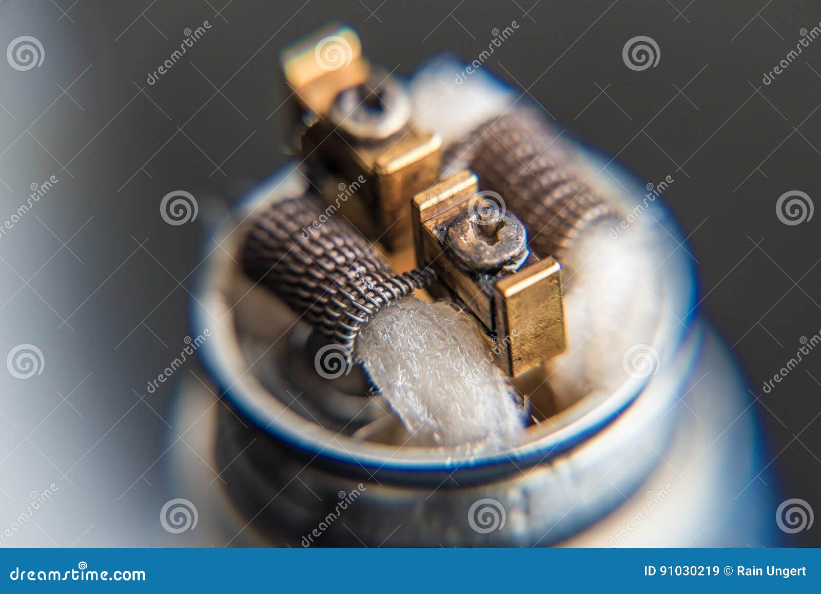 Close Up on E-cigarette Coils Stock Image - Image of smoke, object ...