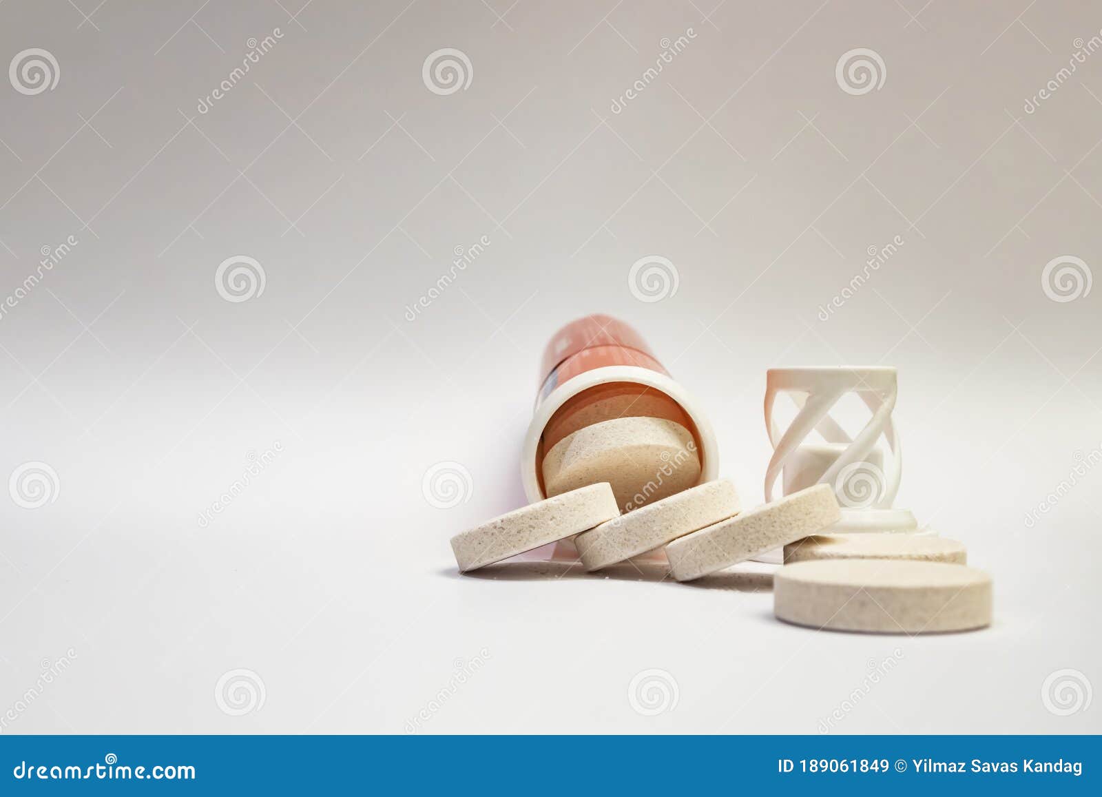 Effervescent Vitamin Tablet in Box Stock Image - Image of pack, package ...