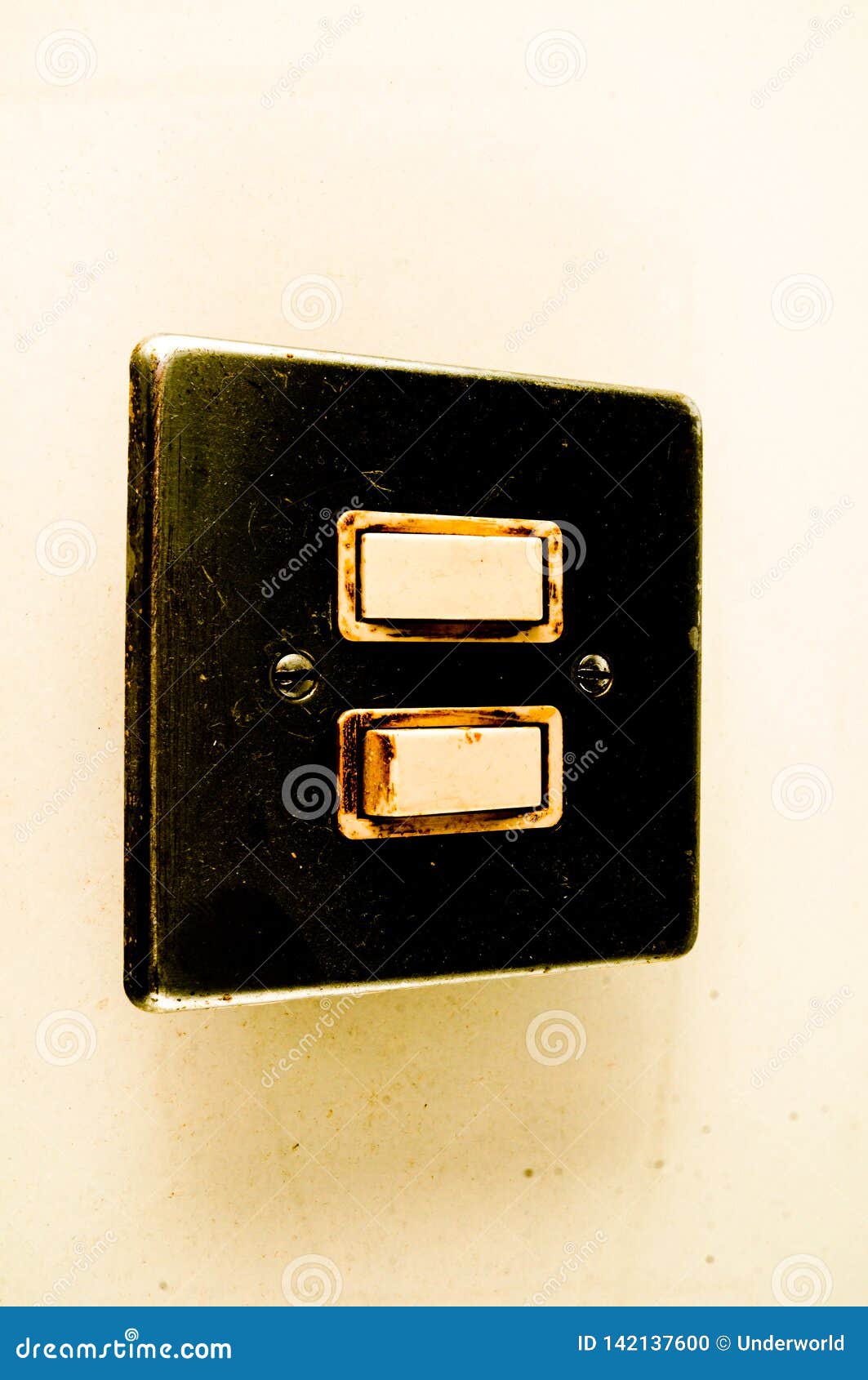 Close-up of Elctric Switch Interruptor Stock Photo - Image of color ...