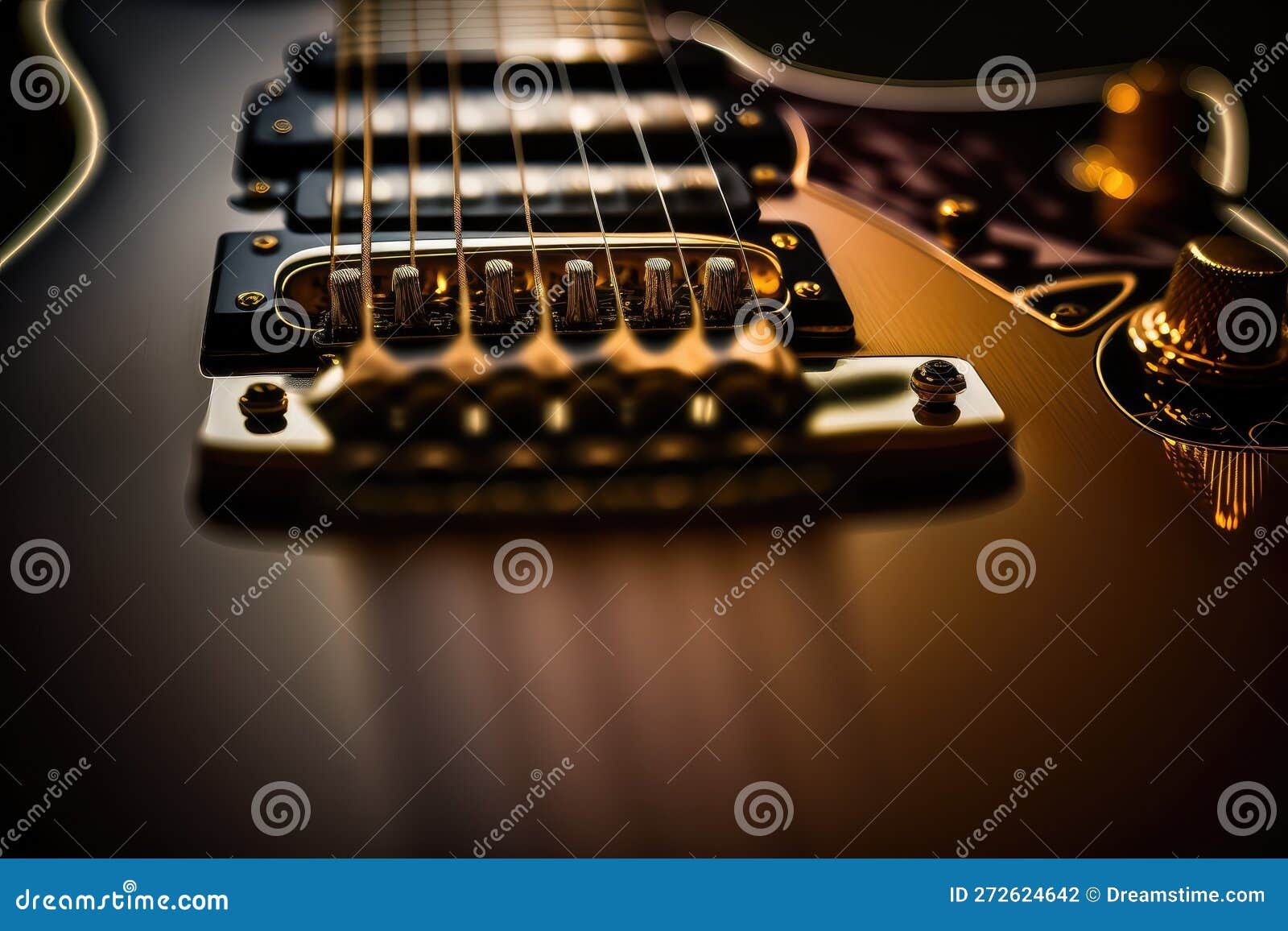 Close-up of Electric Guitar Strings, with Dramatic Lighting and Shadows ...