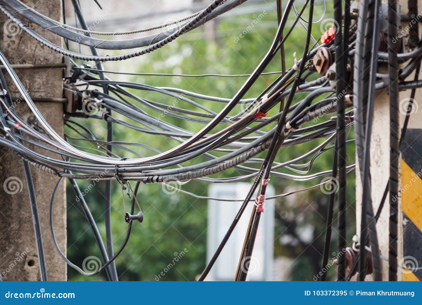 Electric lines stock image. Image of white, lines, wire - 103372395