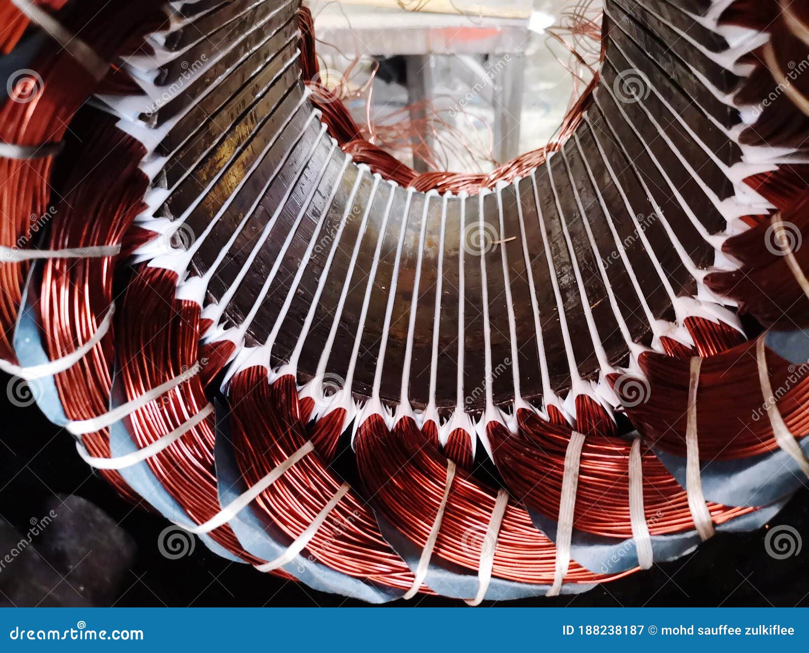 Close-up Electric Motor Stator. Image stock - Image du dôme, industriel ...