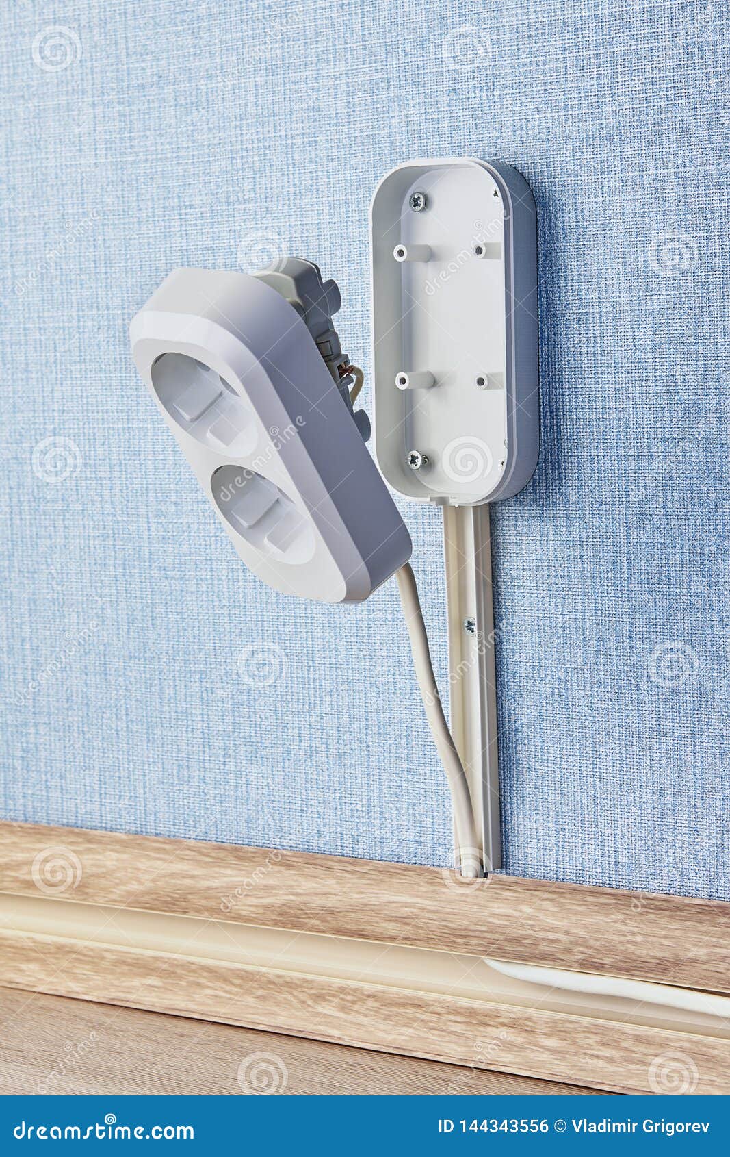 Close Up of Electrical Wall Socket Stock Photo - Image of house ...
