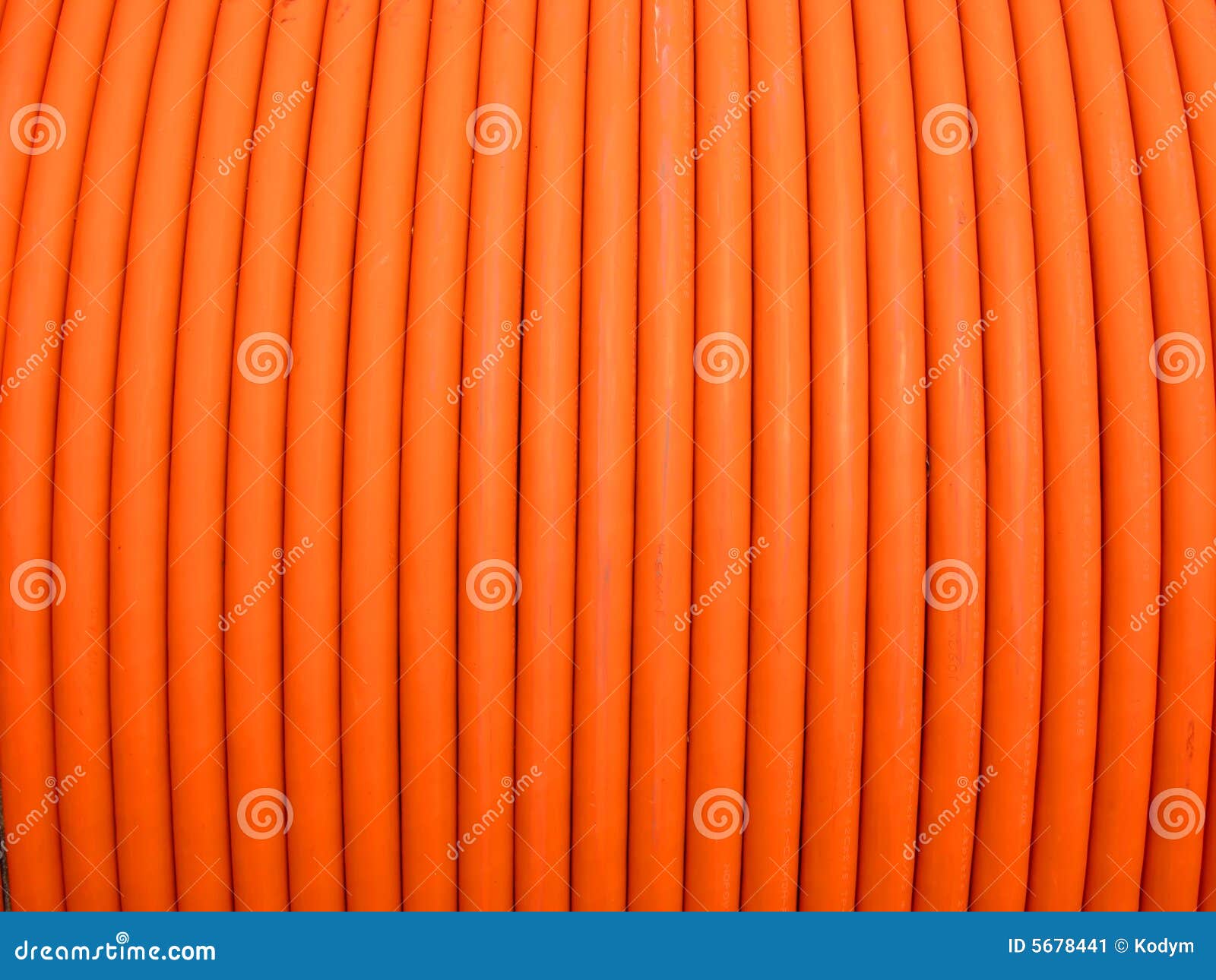 Electrical Coil Conduit Pipe On Box Embedded In Wall Stock Photo ...