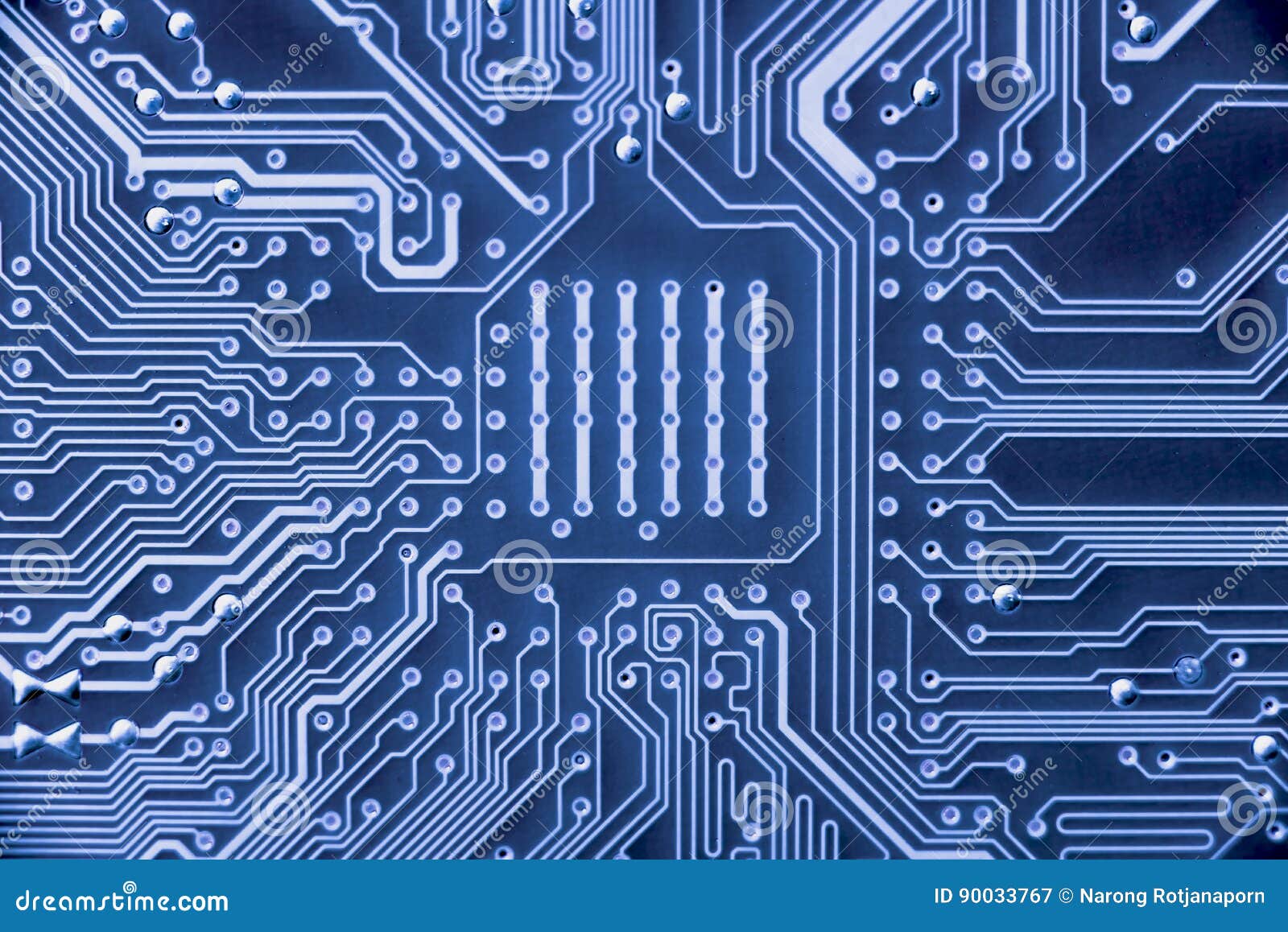 Close Up of Electronic Circuits in Technology on Mainboard Stock Image ...
