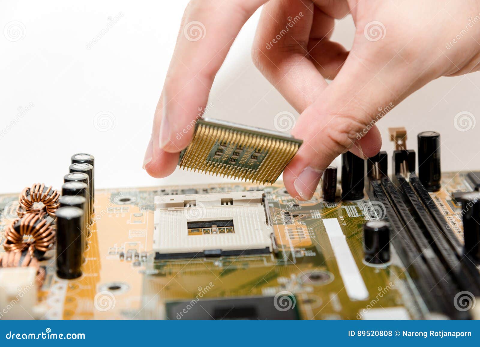 Close Up of Electronics Circuit Mainboard Board Stock Photo - Image of ...