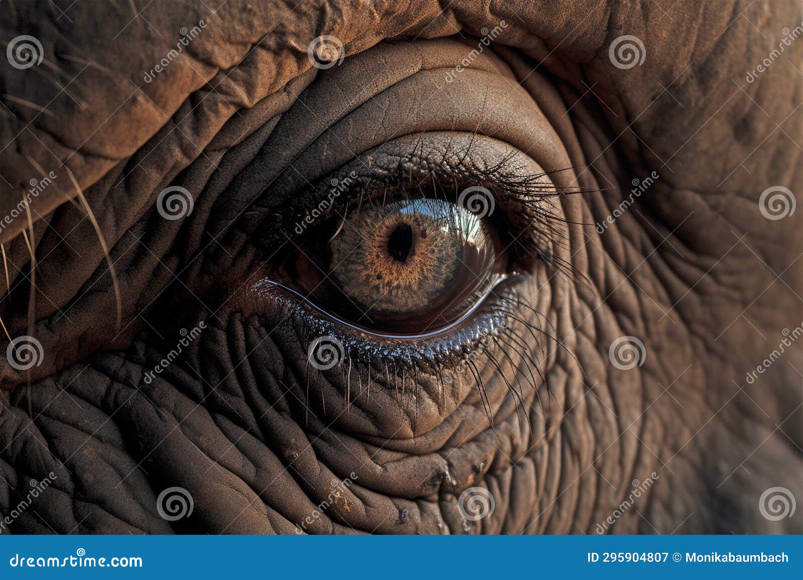Close up of elephant eyes stock illustration. Illustration of detail ...