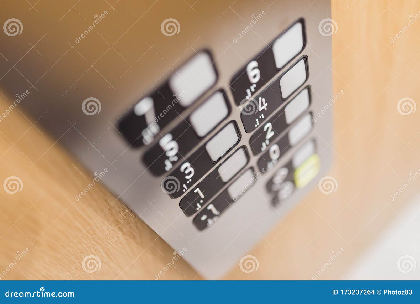 Modern Elevator Keypad Floor Level Buttons Stock Photo - Image of ...