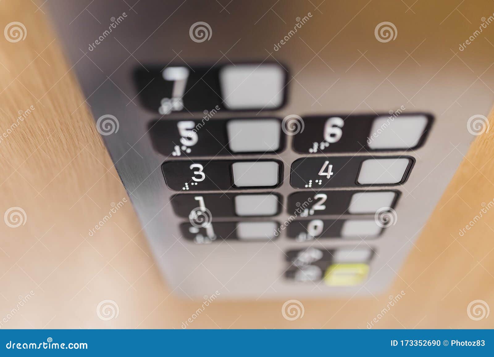 Close Up of Elevator Control Panel Buttons Stock Photo - Image of hotel ...