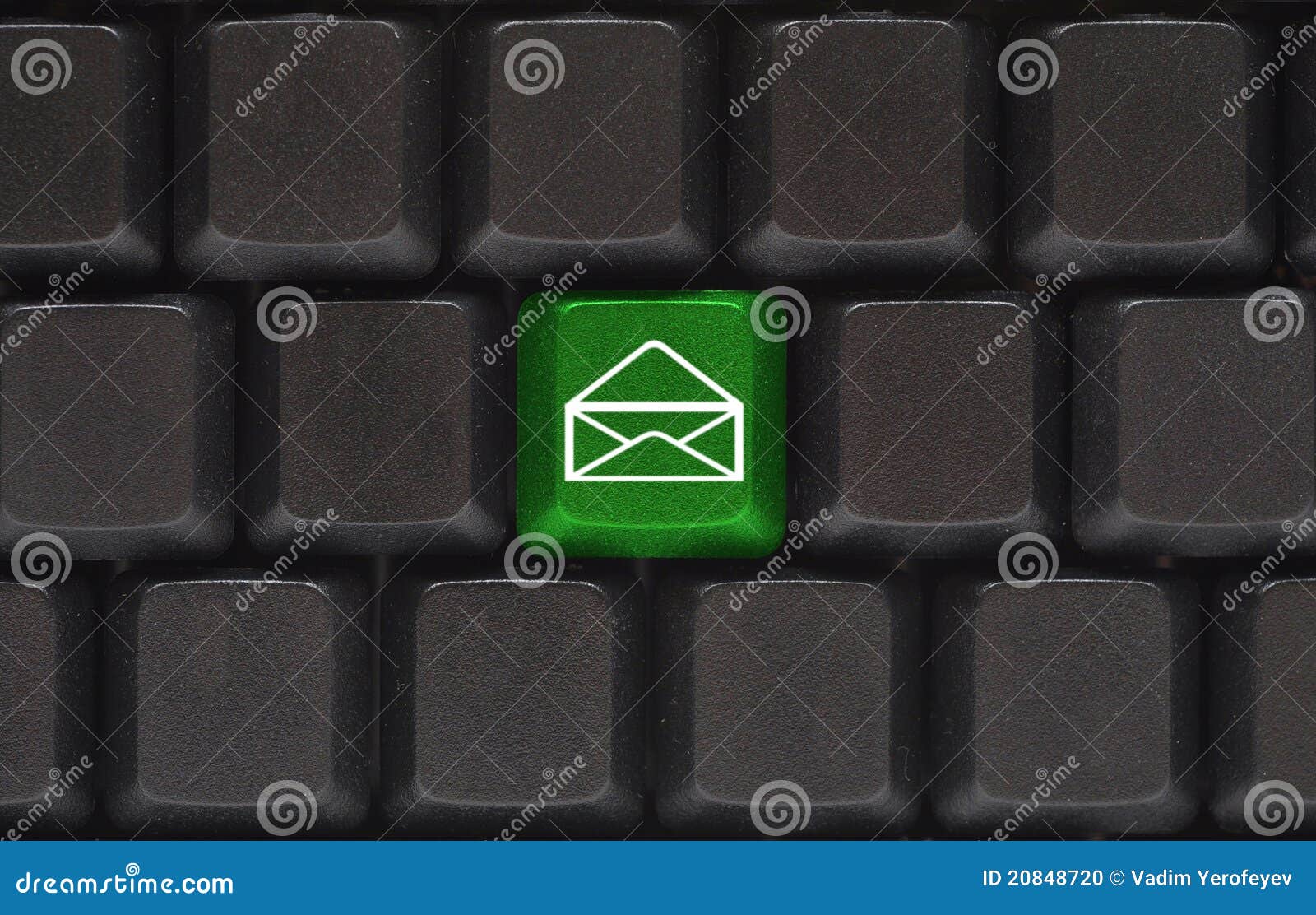 Close up with email button stock photo. Image of internet - 20848720