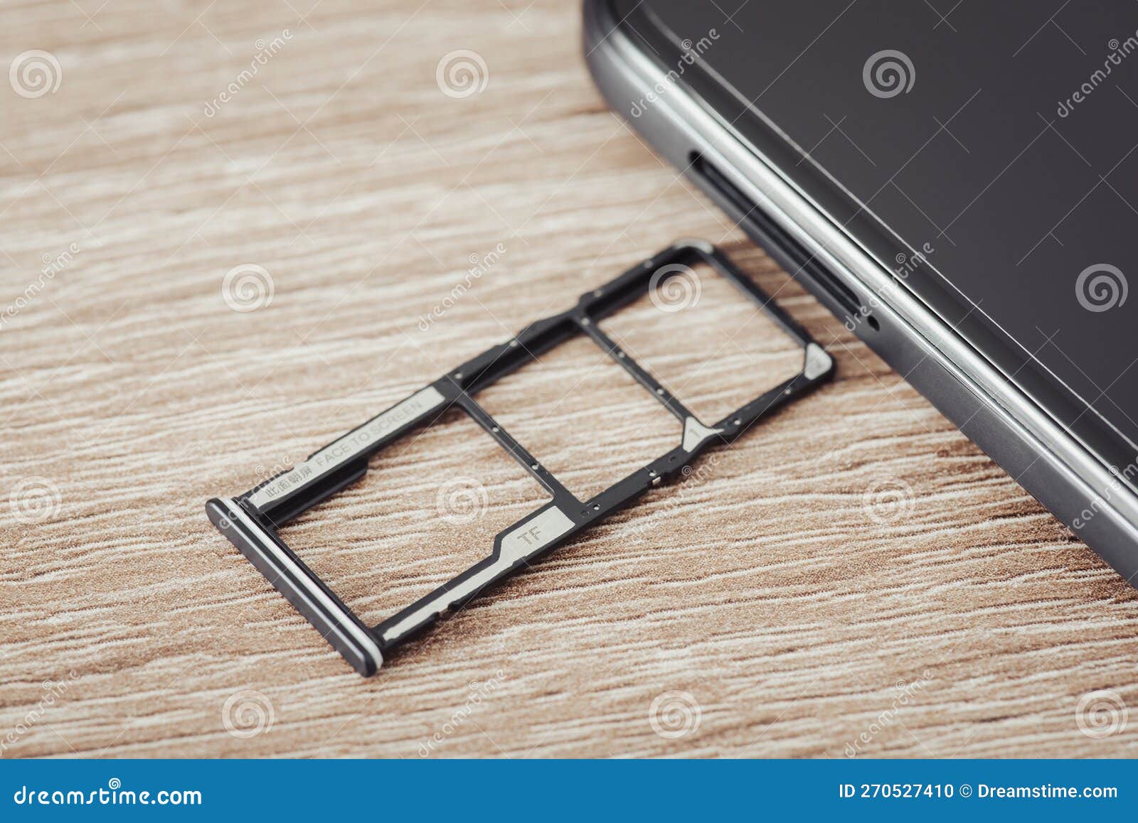 Inserting sim card concept stock photo. Image of operator - 270527410