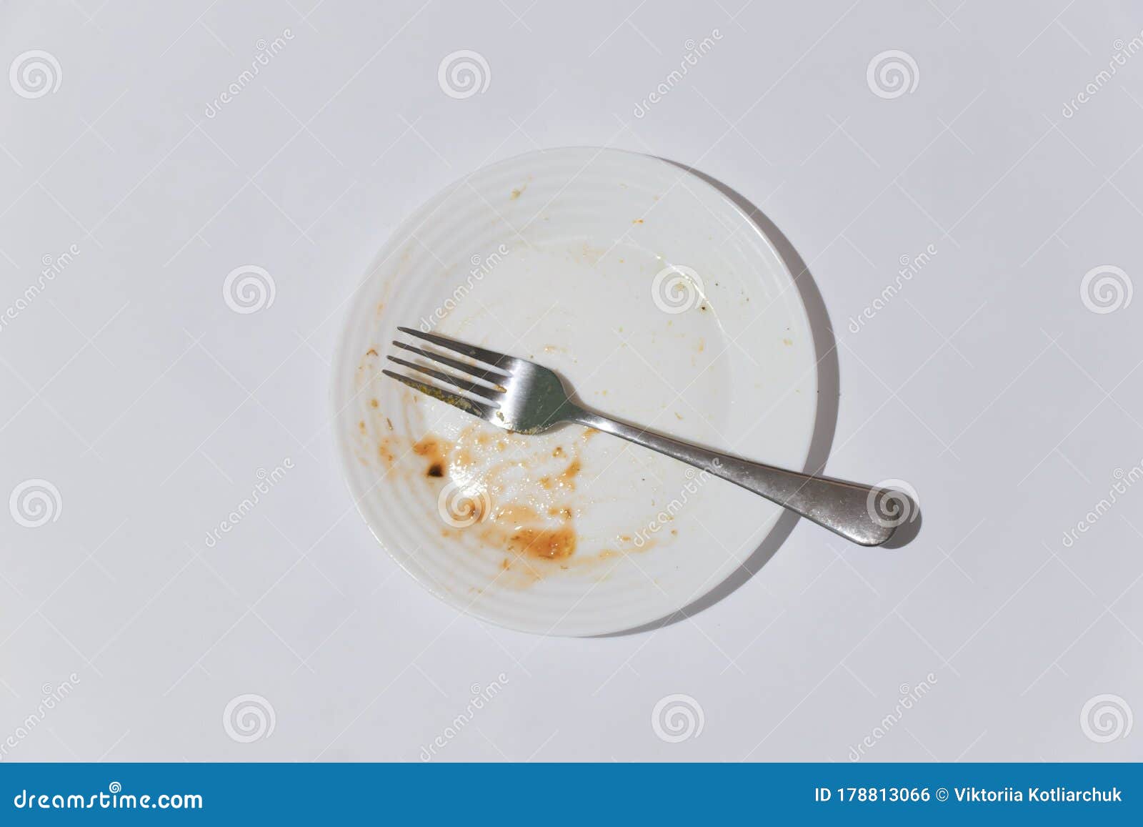 Dirty Empty Plate