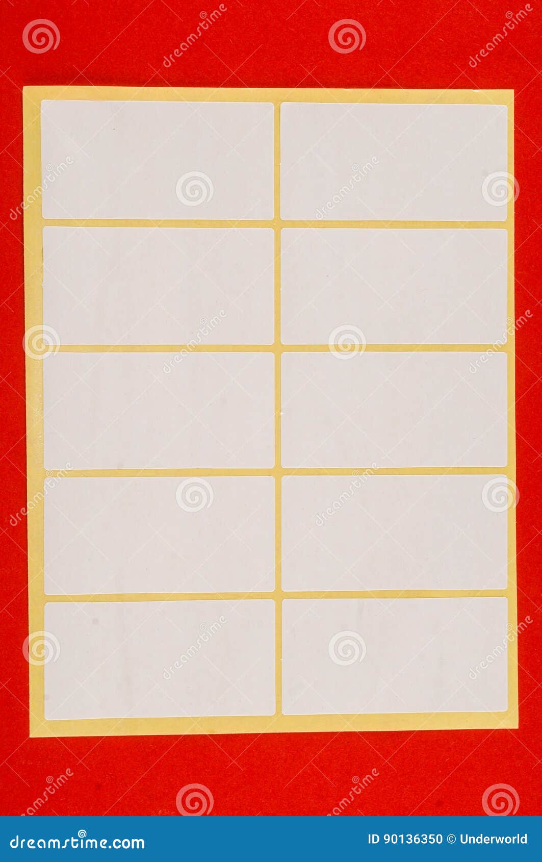 Close-up of empty labels stock photo. Image of color - 90136350