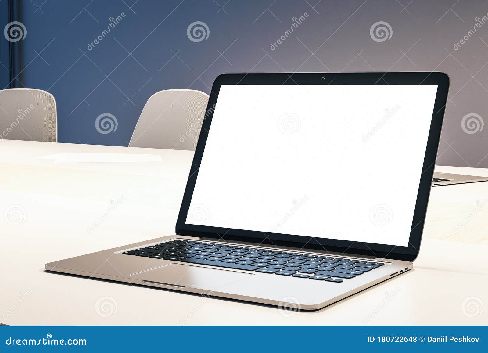 Close Up of Empty Laptop Screen Editorial Stock Photo - Illustration of ...