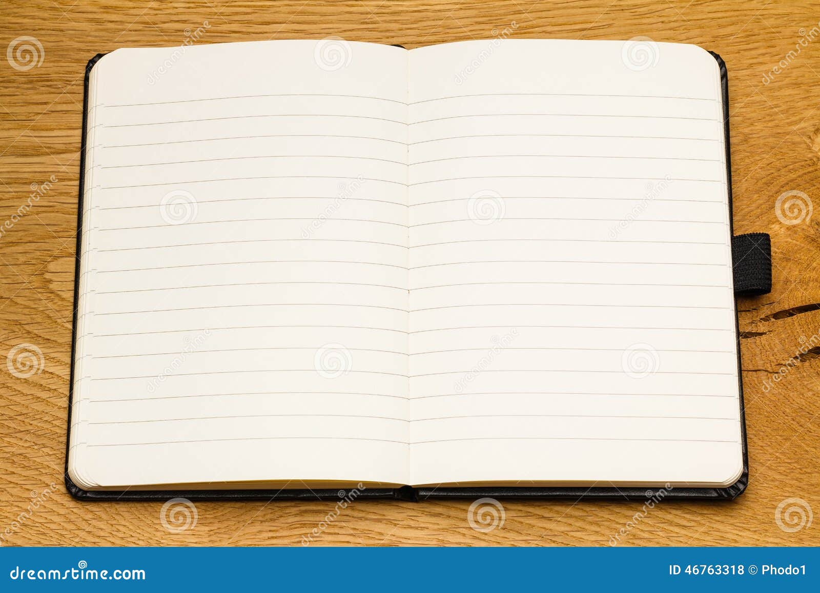 Close Up Empty Pages Notebook Copy Space Stock Photo - Image of ...