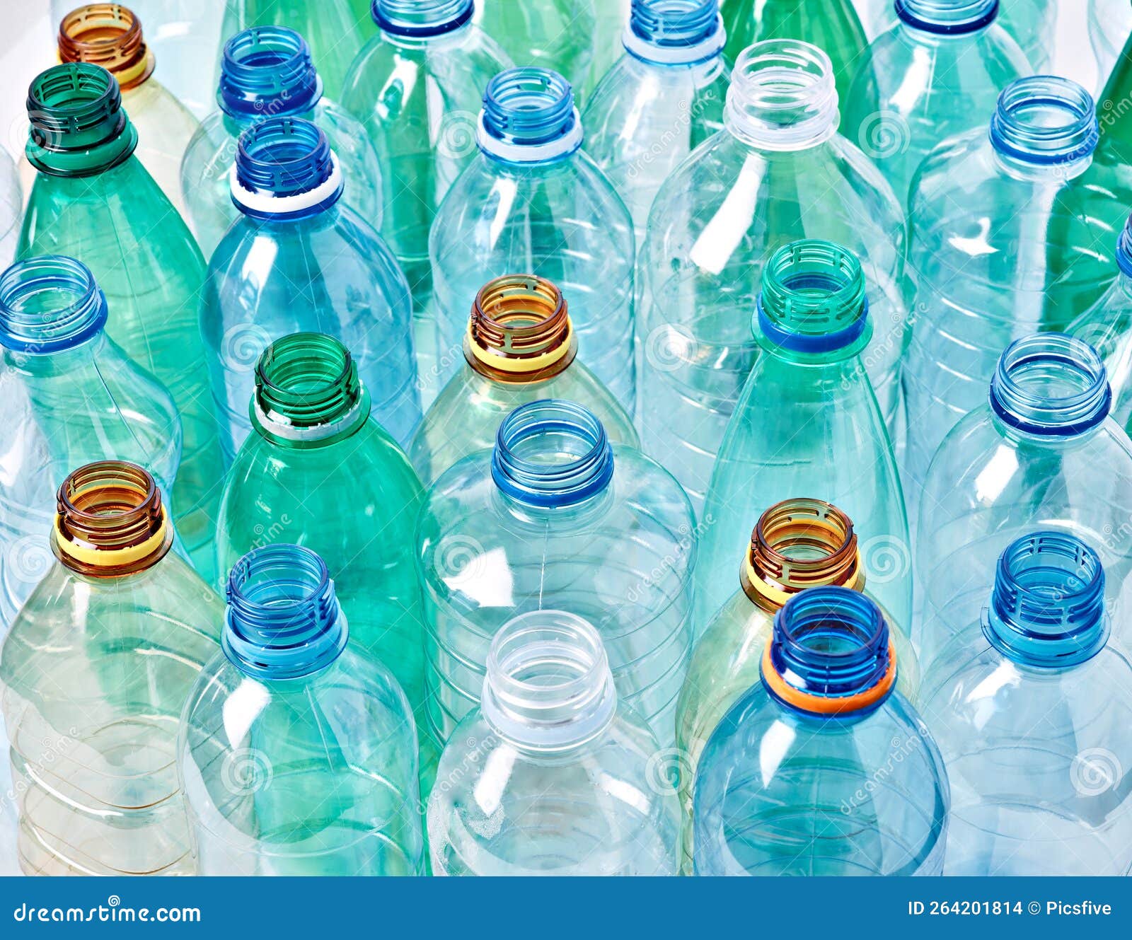 Plastic Bottle Empty Transparent Recycling Container Water Environment ...