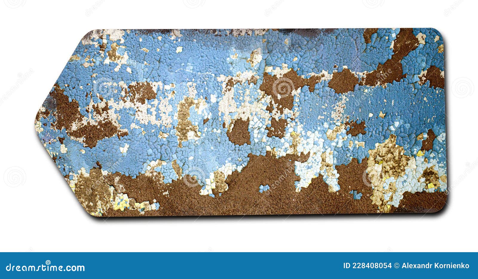 Close Up of an Empty Rusty Sign Stock Photo - Image of frame ...