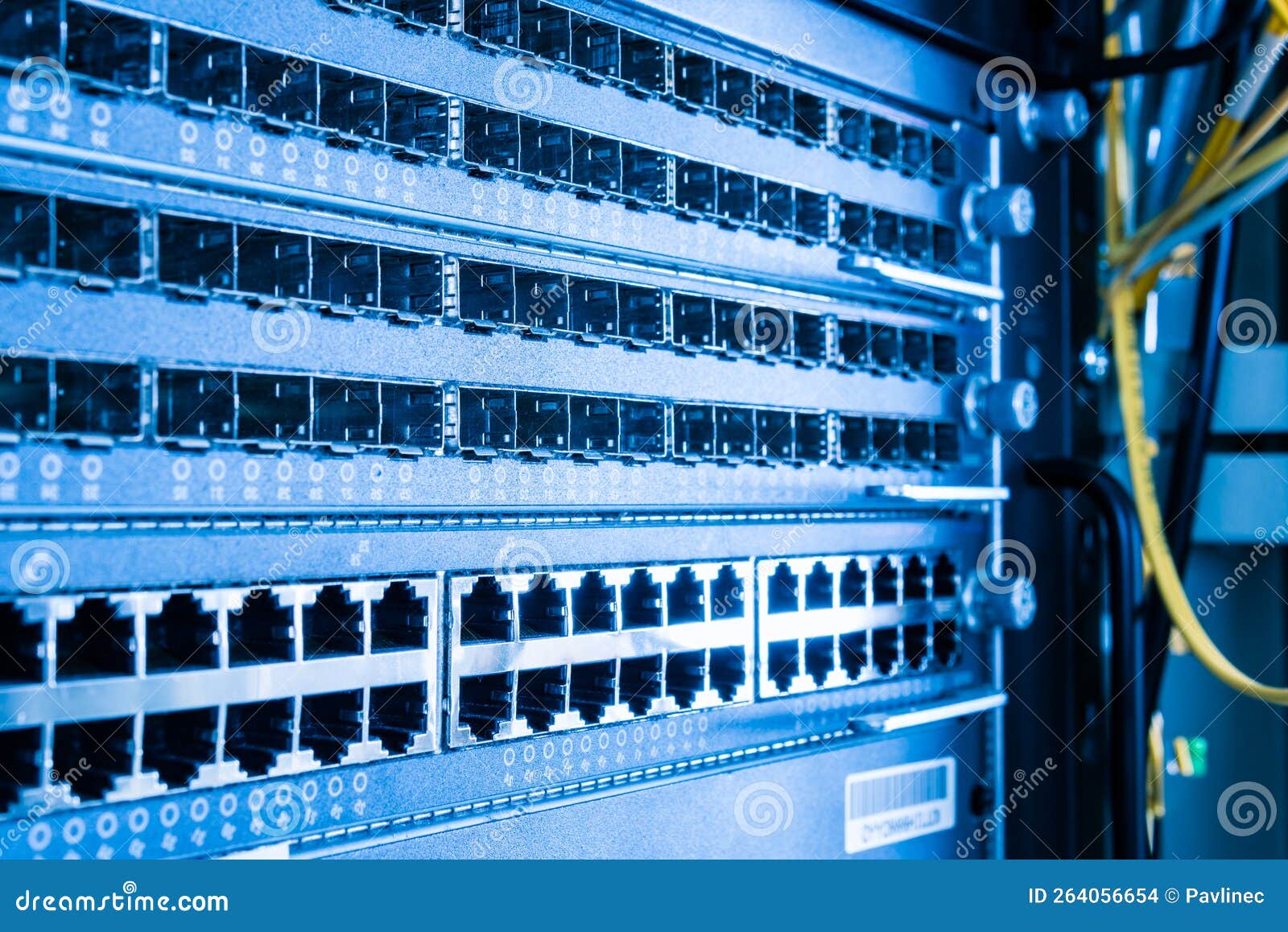 Close-up of Empty Switch Panel Stock Photo - Image of computer ...