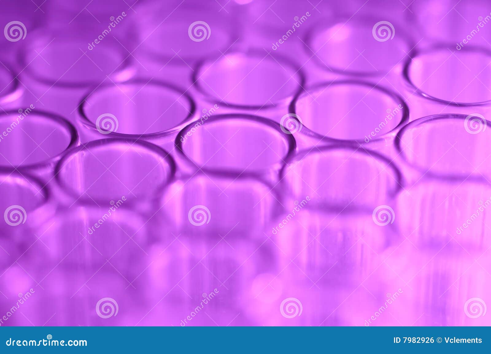 Close-up of Empty Test Tubes in Purple Stock Photo - Image of medical ...
