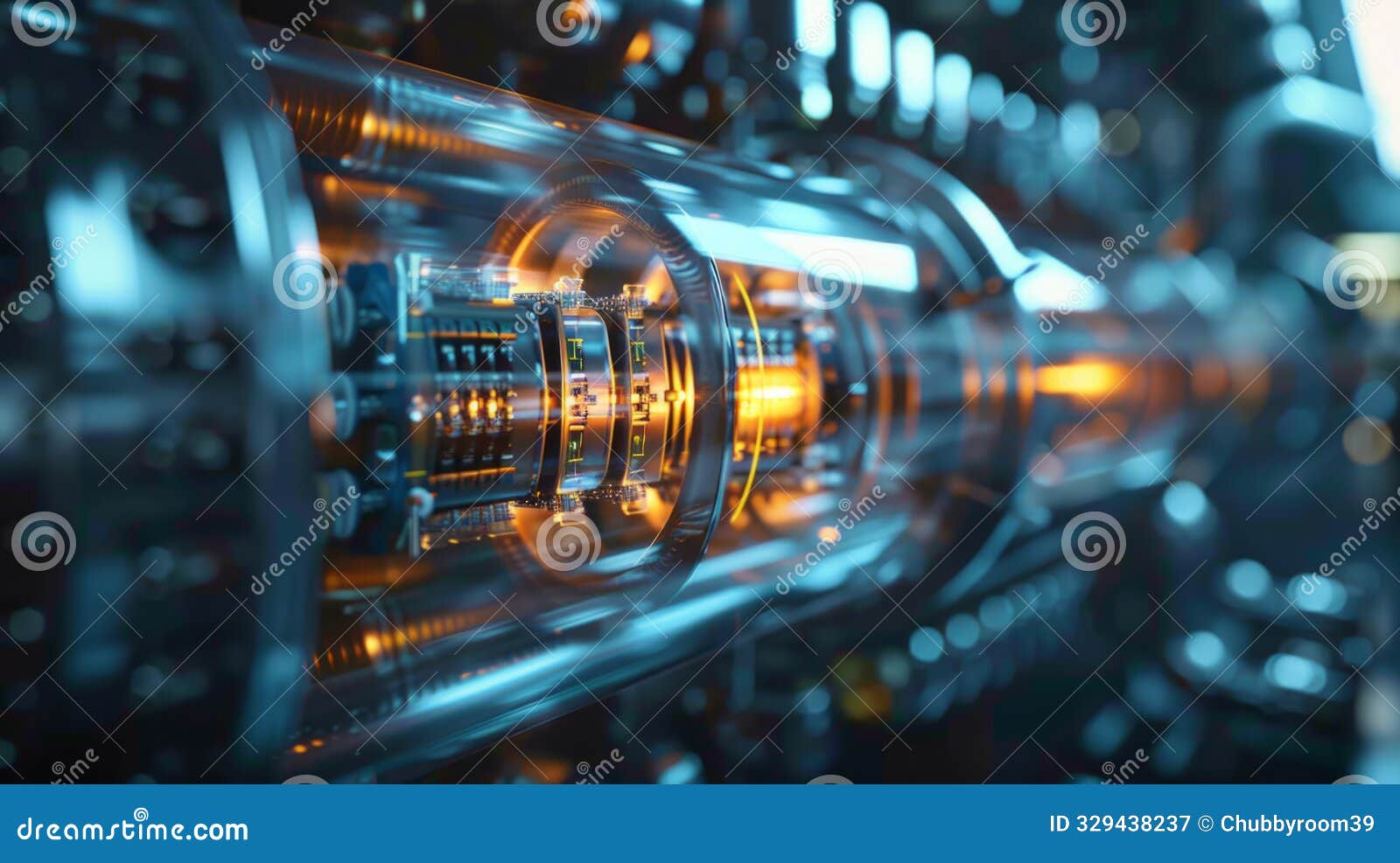 Close-up of Energy Conversion Process in Hydrogen Fuel Cell with ...