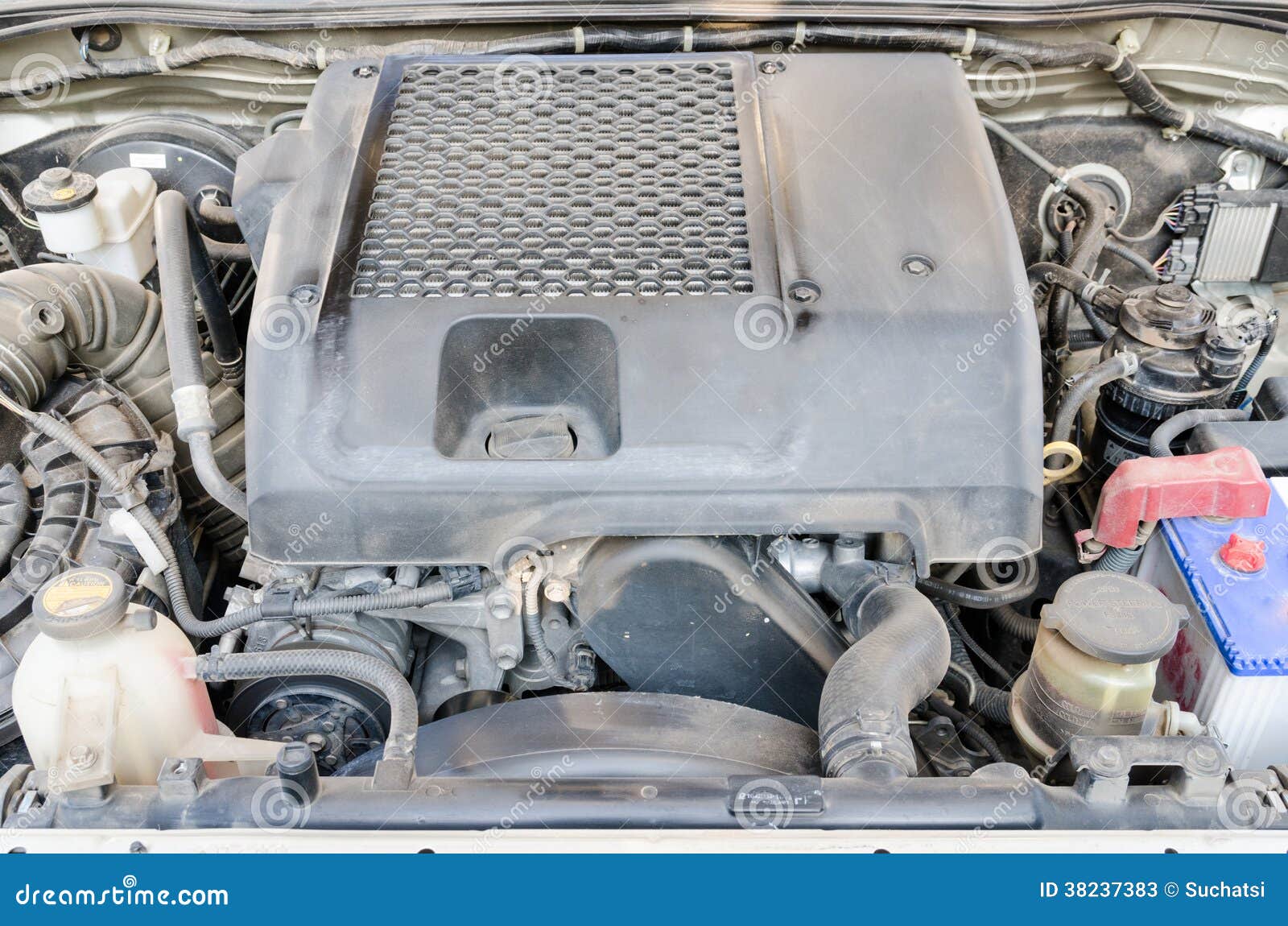 Close up an engine stock image. Image of hood, parts - 38237383