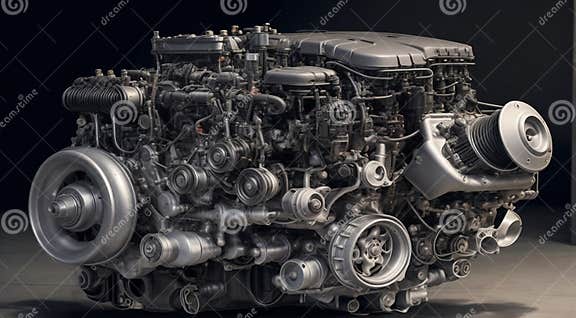Close-up of a Engine of a Car, Car Engine, Engine Background, Car ...