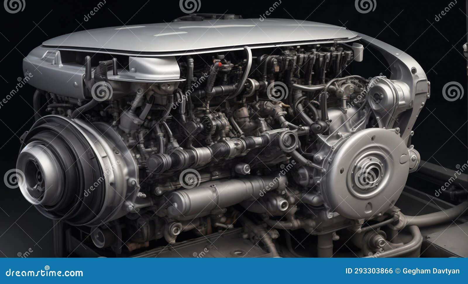 Close-up of a Engine of a Car, Car Engine, Engine Background, Car ...