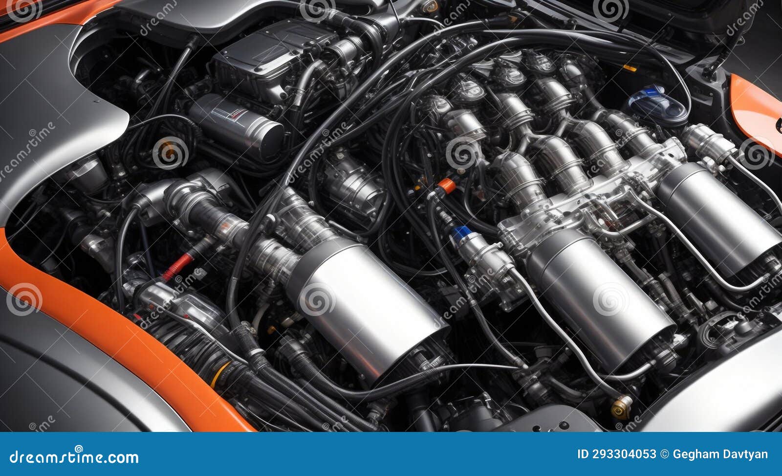 Close-up of a Engine of a Car, Car Engine, Engine Background, Car ...