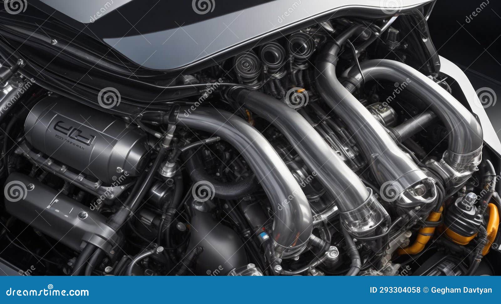 Close-up of a Engine of a Car, Car Engine, Engine Background, Car ...