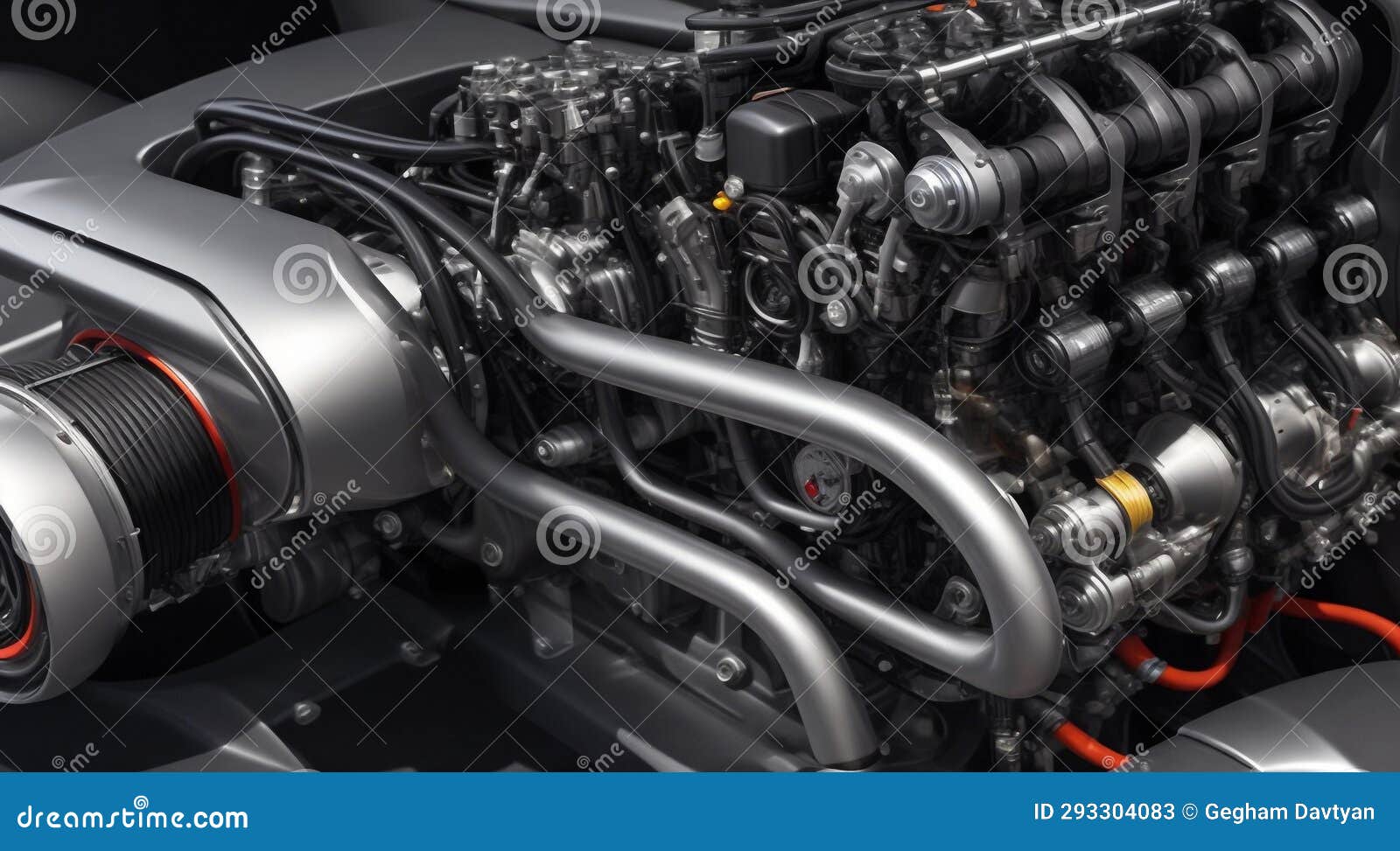 Close-up of a Engine of a Car, Car Engine, Engine Background, Car ...
