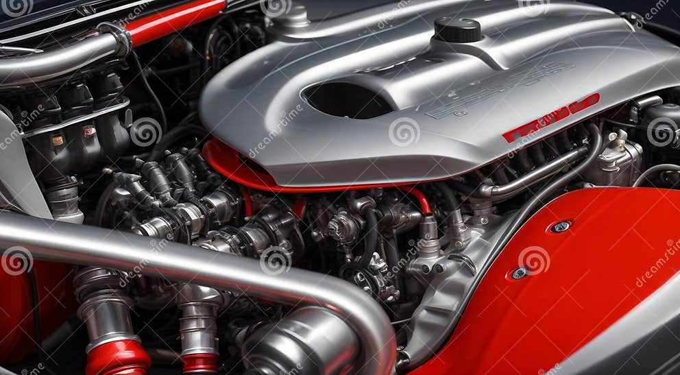 Close-up of a Engine of a Car, Car Engine, Engine Background, Car ...