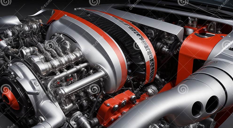 Close-up of a Engine of a Car, Car Engine, Engine Background, Car ...