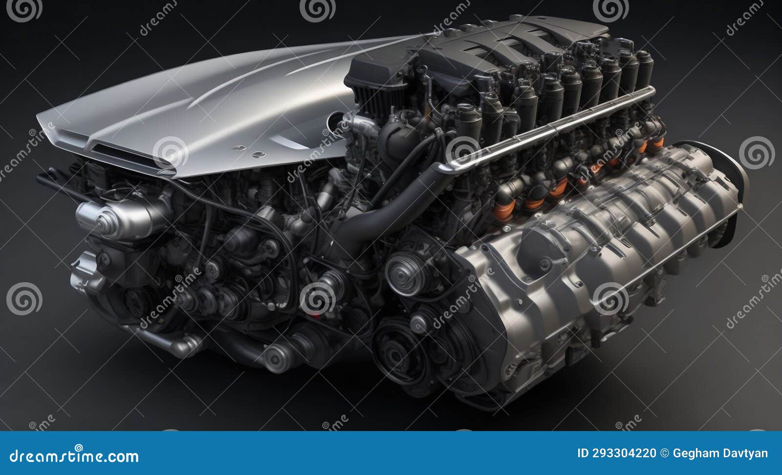 Close-up of a Engine of a Car, Car Engine, Engine Background, Car ...