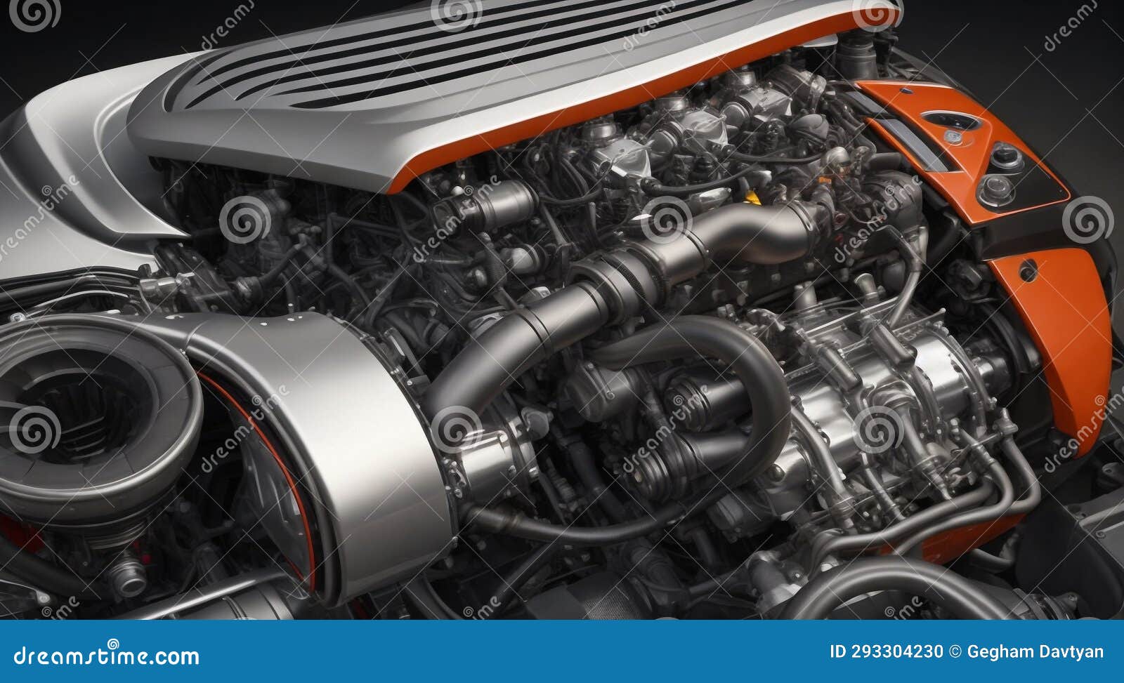 Close-up of a Engine of a Car, Car Engine, Engine Background, Car ...