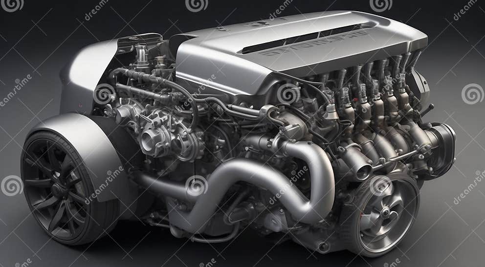 Close-up of a Engine of a Car, Car Engine, Engine Background, Car ...