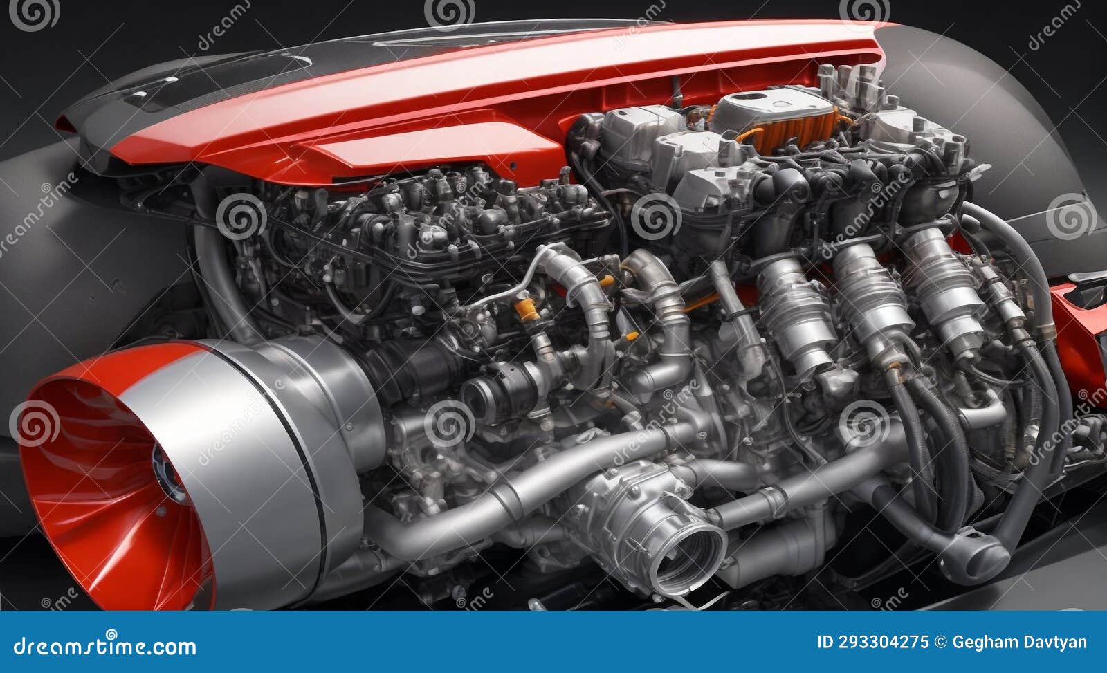 Close-up of a Engine of a Car, Car Engine, Engine Background, Car ...