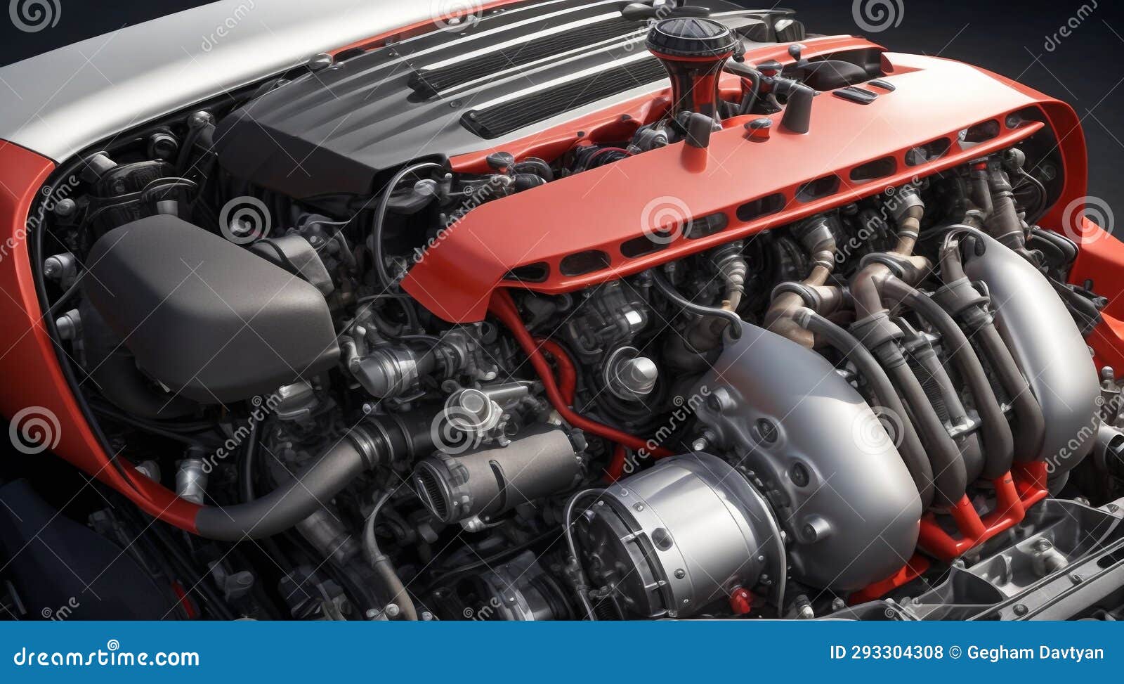 Close-up of a Engine of a Car, Car Engine, Engine Background, Car ...