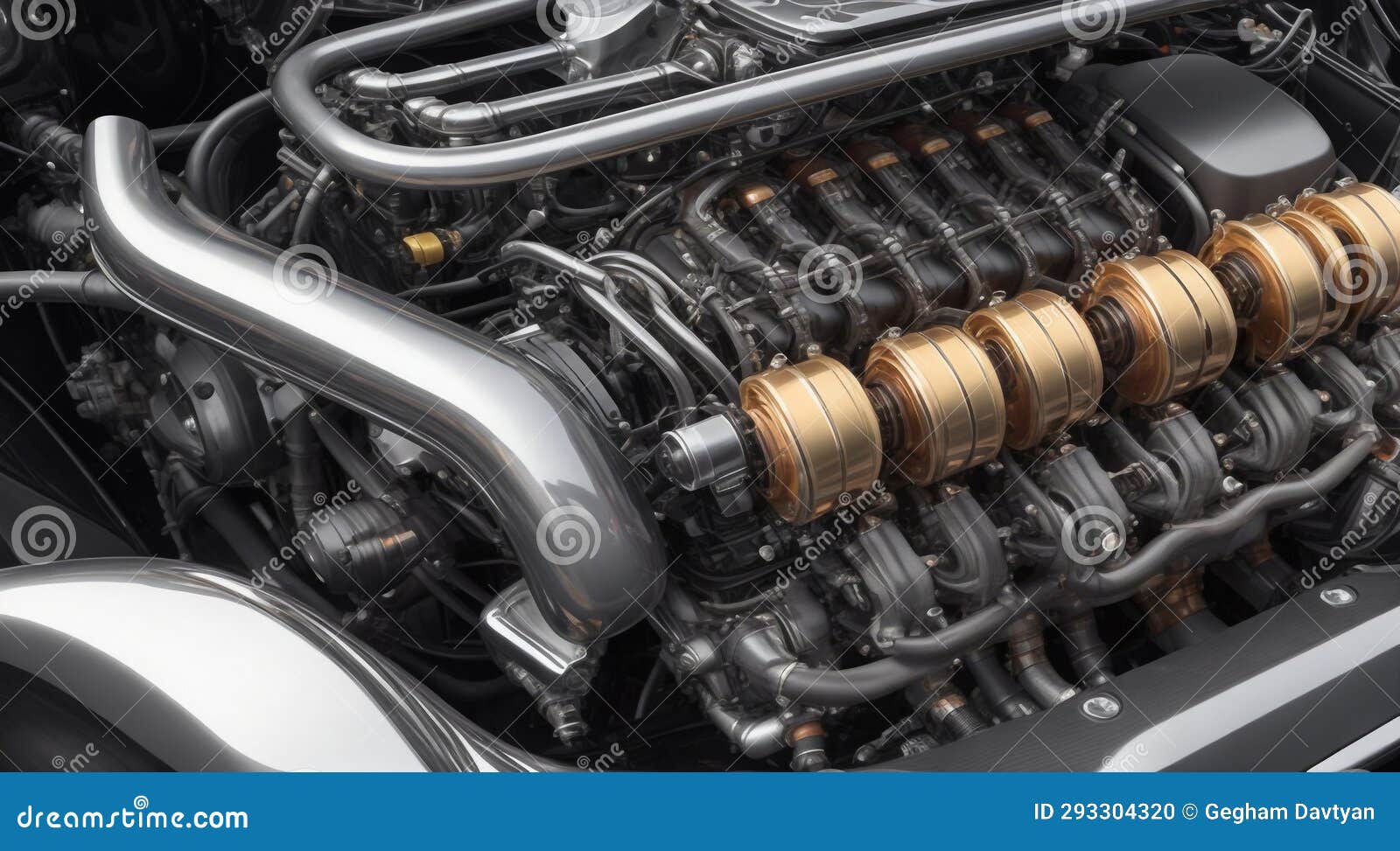 Close-up of a Engine of a Car, Car Engine, Engine Background, Car ...