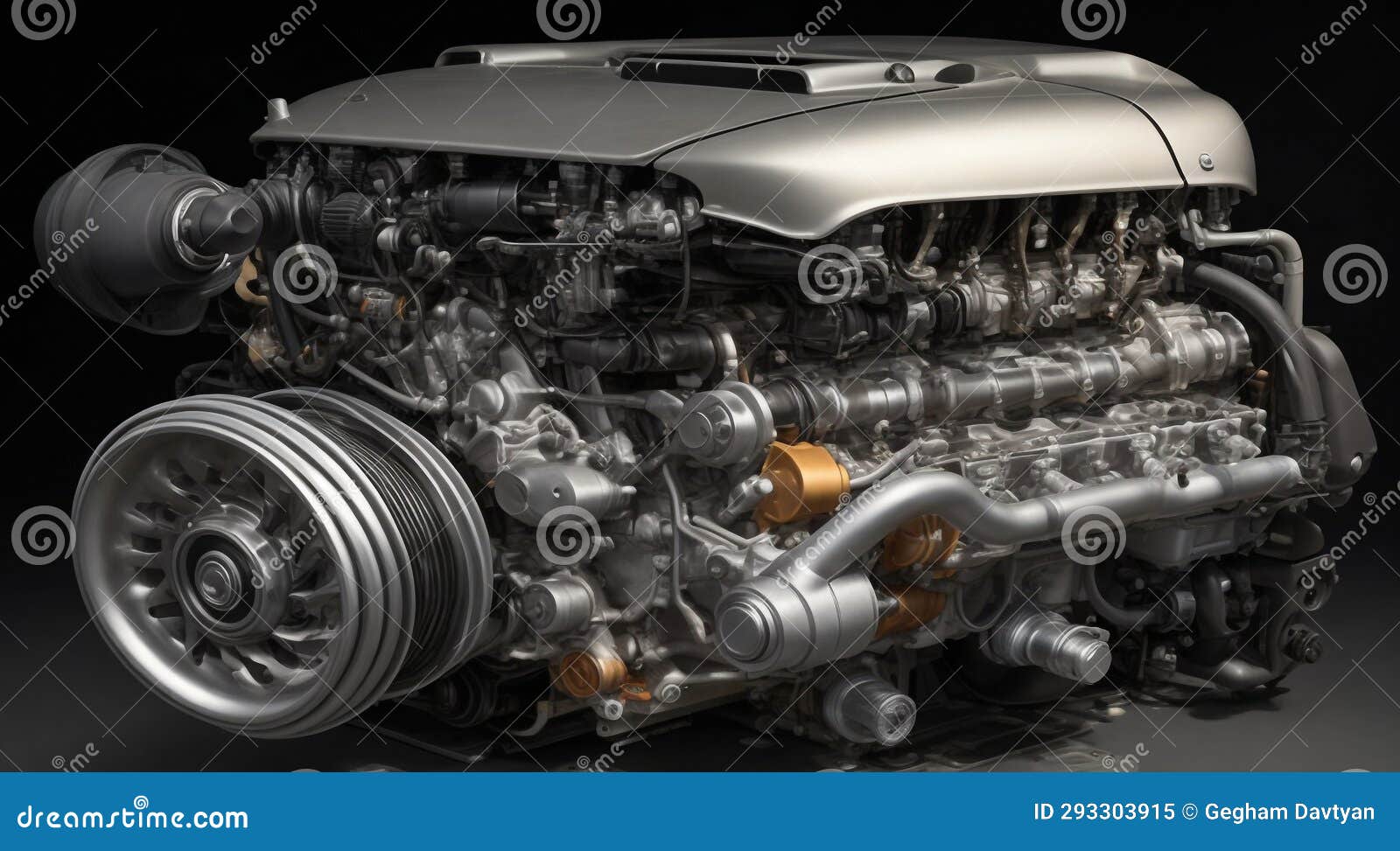 Close-up of a Engine of a Car, Car Engine, Engine Background, Car ...