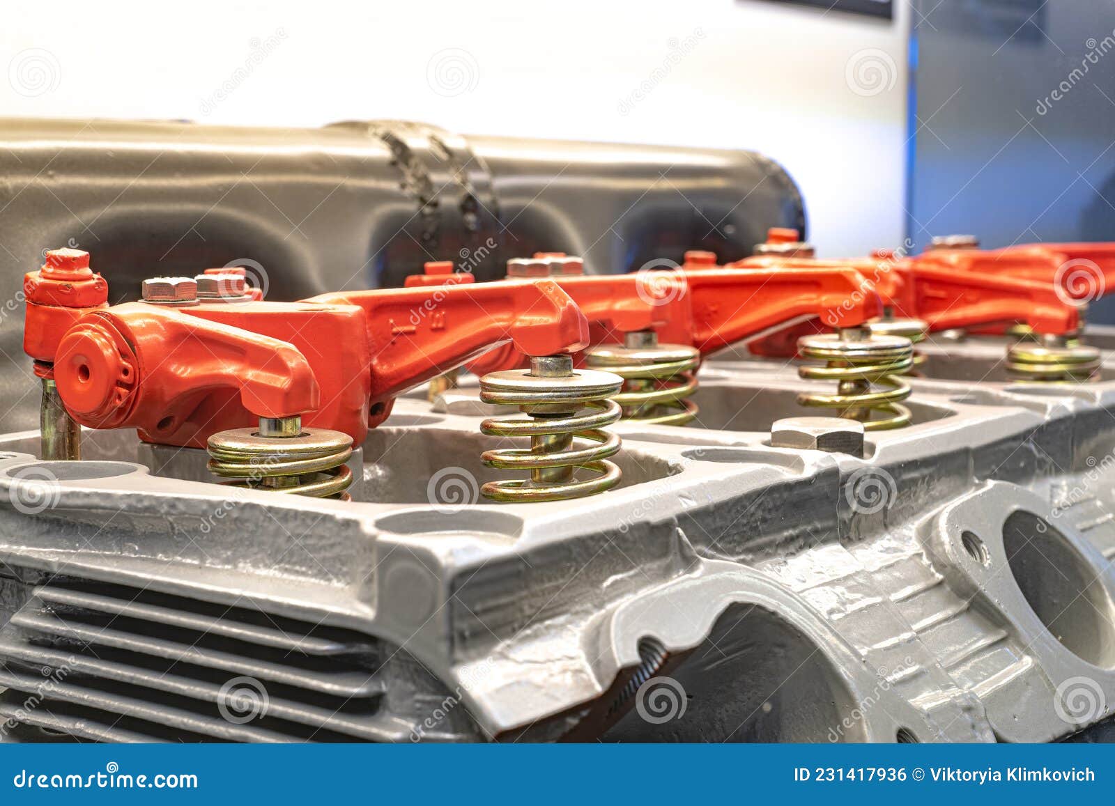Close Up of an Engine. a Part of a Car Stock Photo - Image of weapon ...