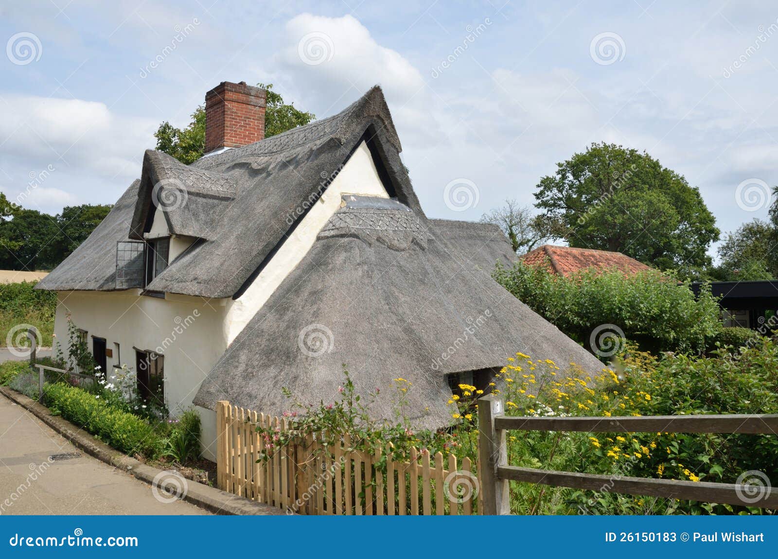 Close Up of English Cottage Stock Image - Image of building ...