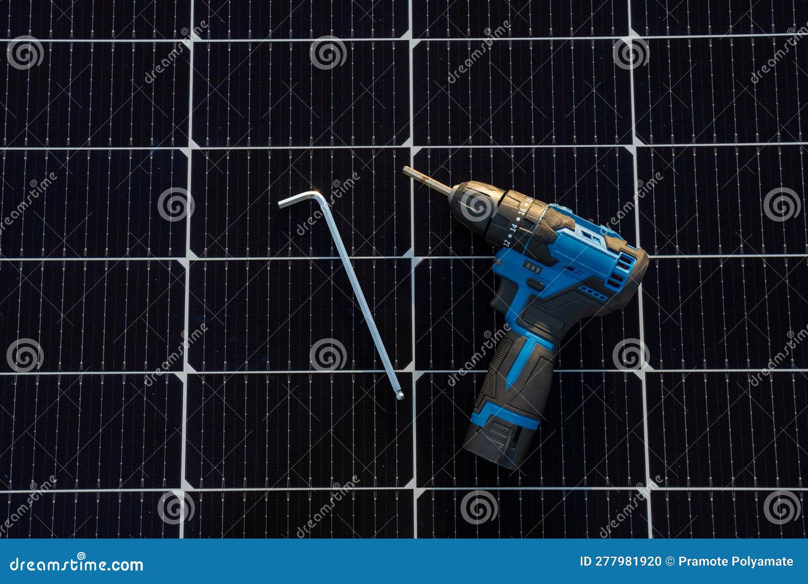 Close-up of Equipment of Instruments for Mounting and Connecting Solar ...