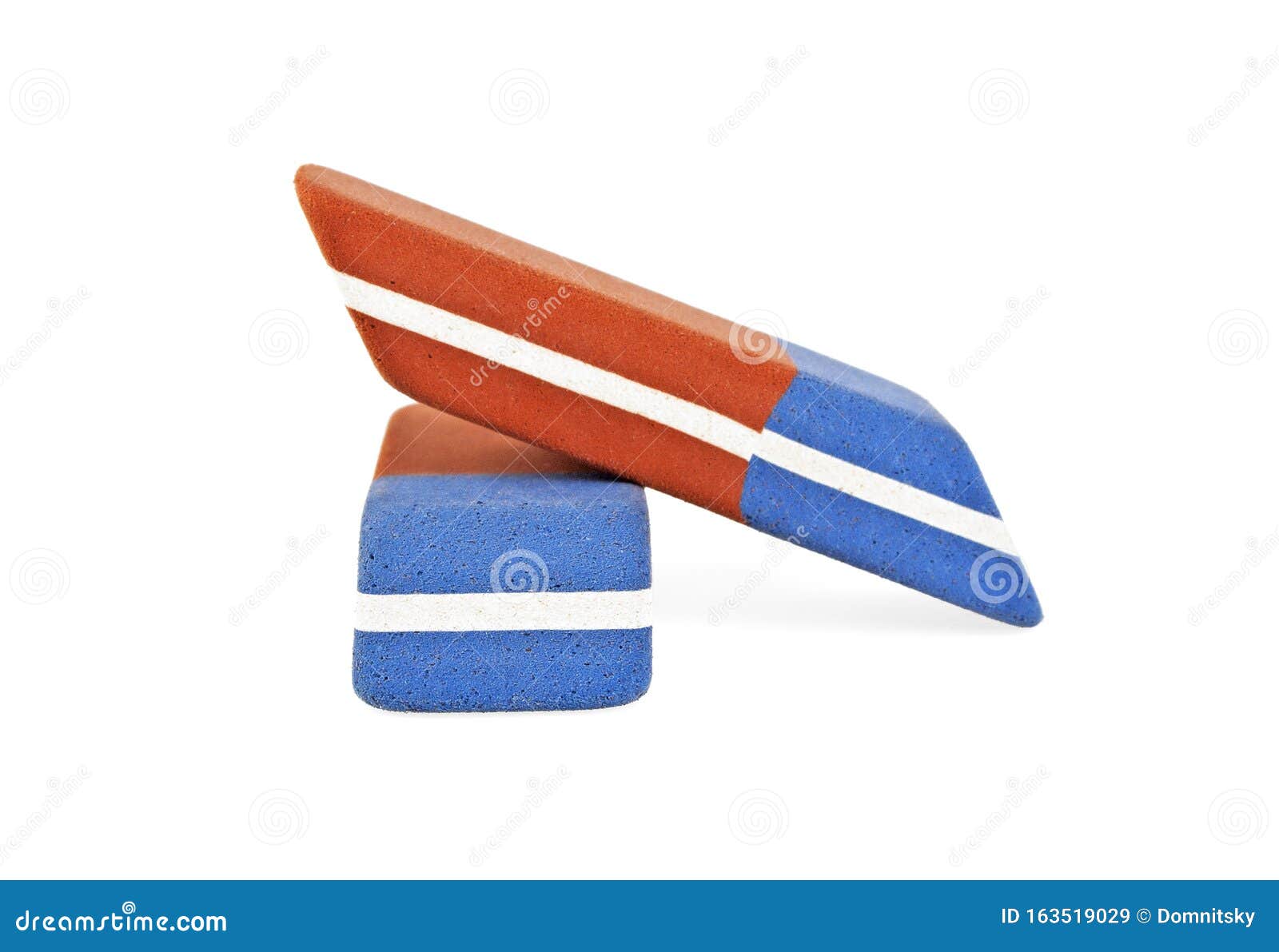 Close Up of an Eraser on White Background Stock Image - Image of ...