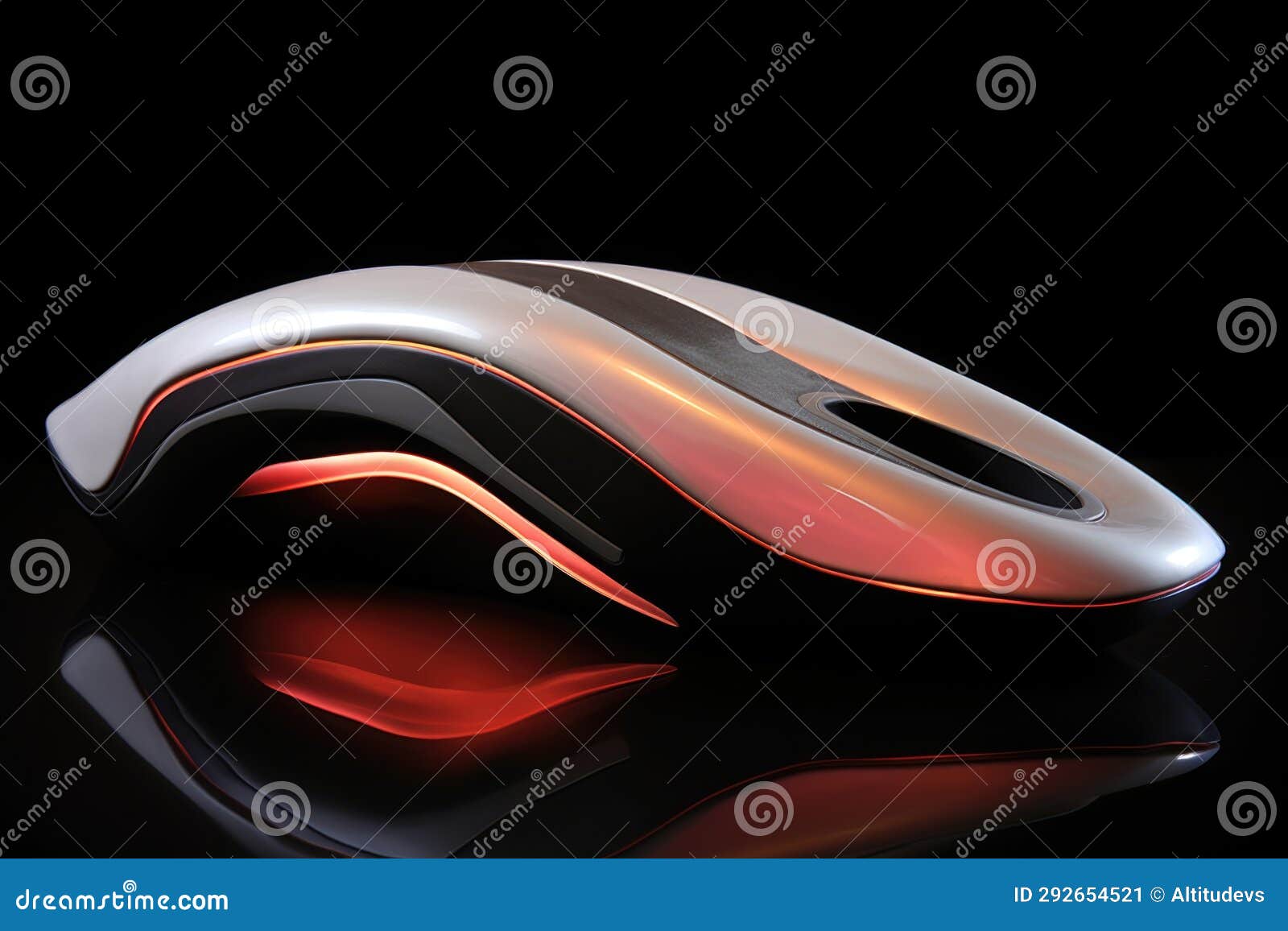 Close-up of an Ergonomic Computer Mouse Stock Image - Image of ...