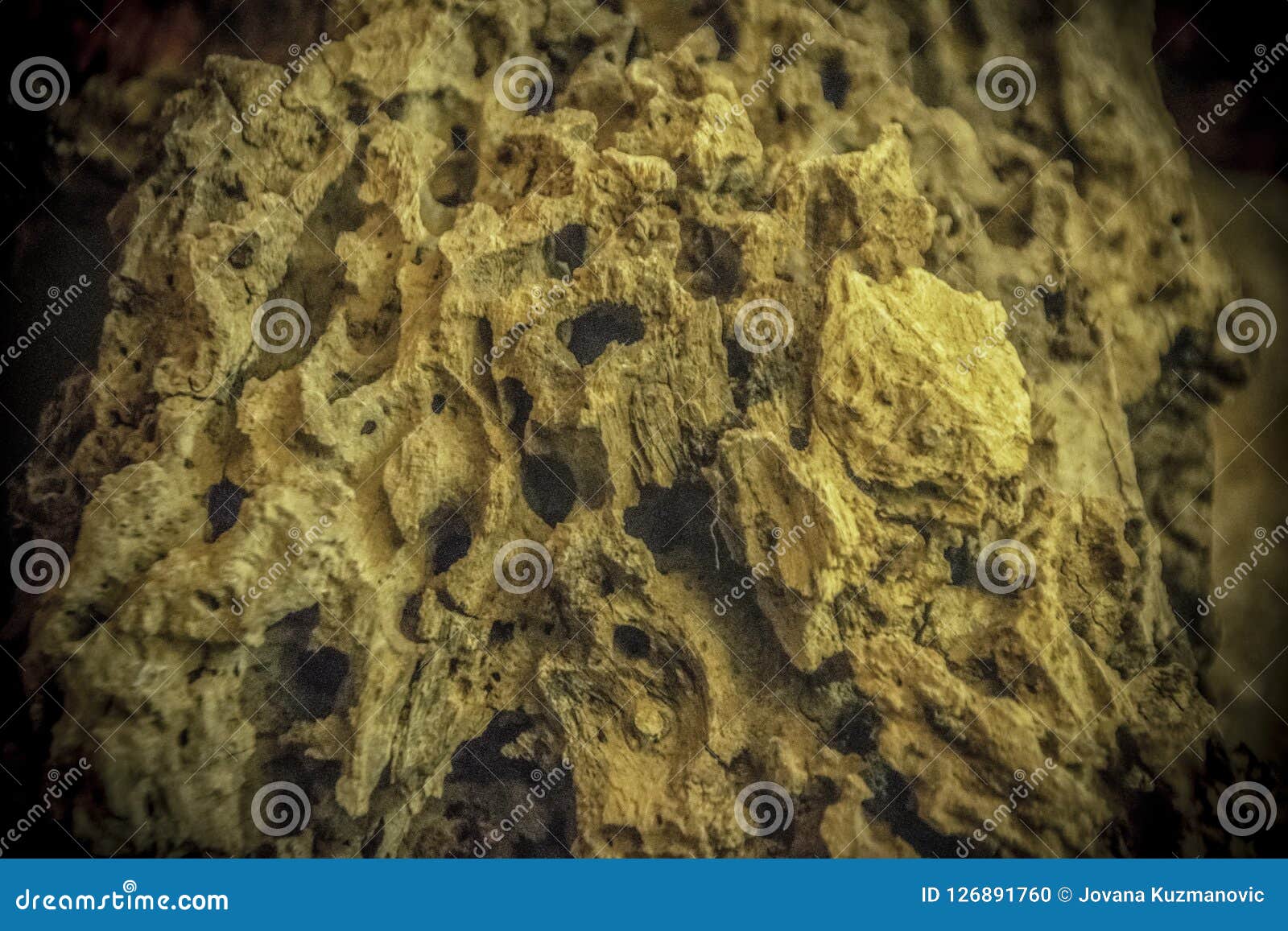 Eroded Rock stock photo. Image of surface, structure - 126891760